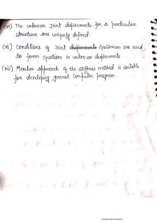 Lecture 1 stiffness method | PDF