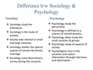 An Introduction to Sociology | PPTX