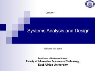 Lecture 1 (System Analysis and Design).ppt