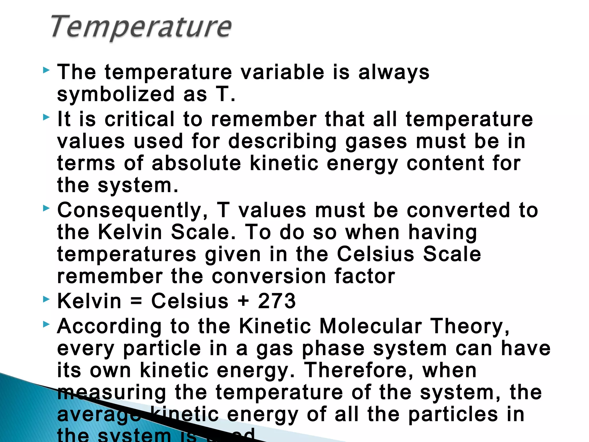 Lecture 1 the kinetic theory of gases | PPT