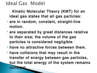 Lecture 1 the kinetic theory of gases | PPT