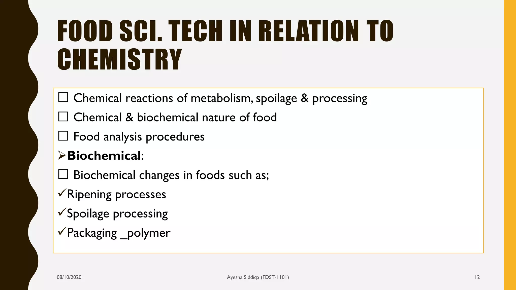 Food Science and Technology _ Lecture 1 | PDF
