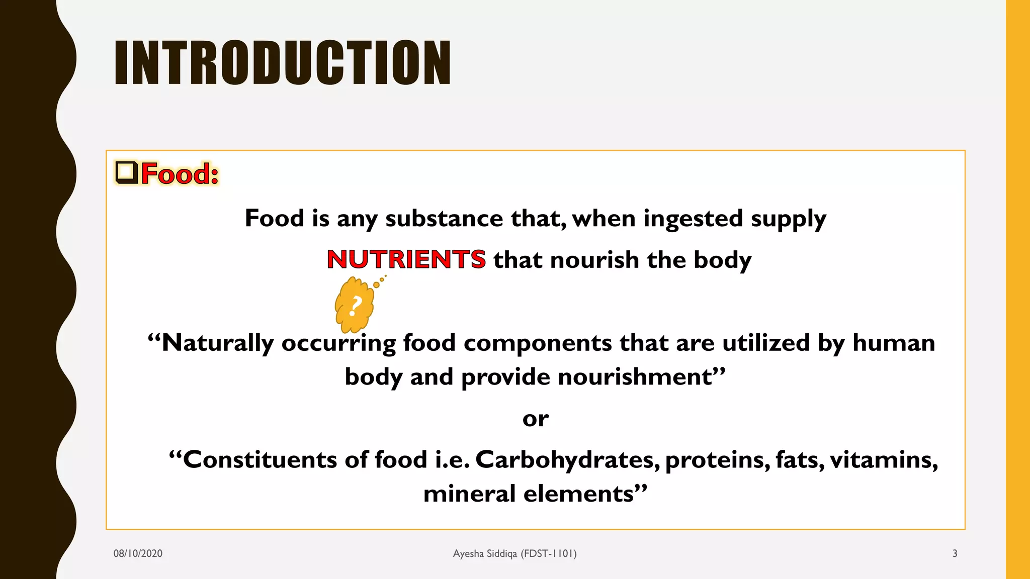 Food Science and Technology _ Lecture 1 | PDF