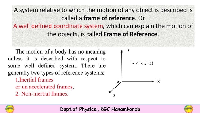 Galilean Transformation Equations | PPTX