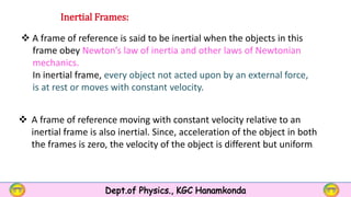 Galilean Transformation Equations | PPTX