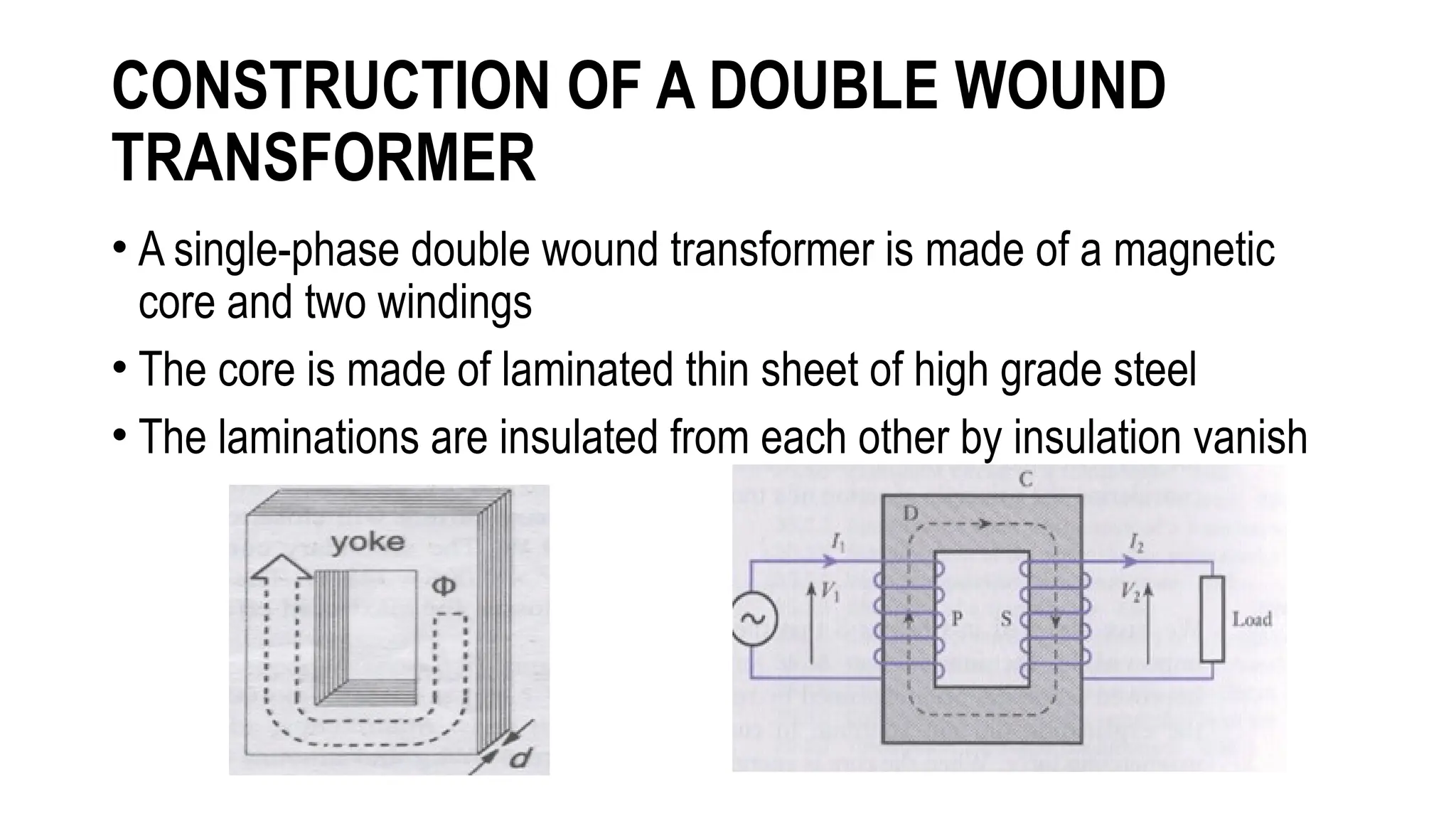 Transformers_first principles of basic power transformers | PPT