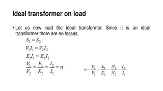 Transformers_first principles of basic power transformers | PPTX