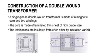 Transformers_first principles of basic power transformers | PPT