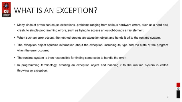Lecture 1 Try Throw Catch Pptx