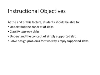 Lecture 1 two way slab design (Corners not held down).pdf