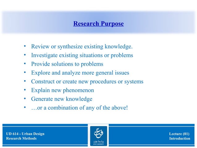 Introduction to research methods | PPT