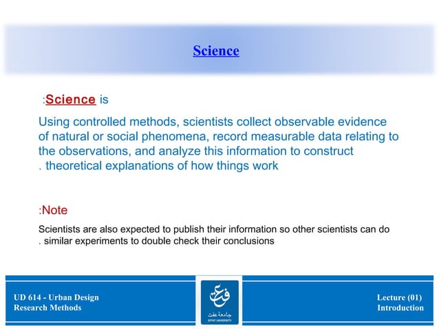 Introduction to research methods | PPT