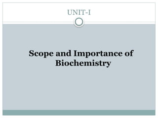 lecture 1 Unit-_I_Scope_and_importance_of_biochemistry_-_Copy.pptx