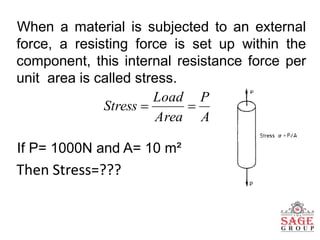 Load, Stress and Strain | PPTX