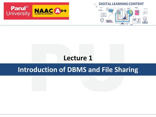 Introduction to DBMS........................................... | PPT