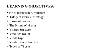Lecture 1 Viruses Introduction Structure.pptx