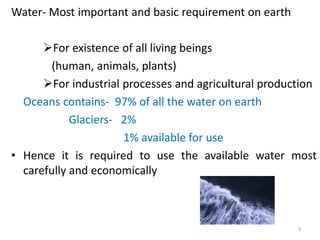 Lecture 1 water | PPT