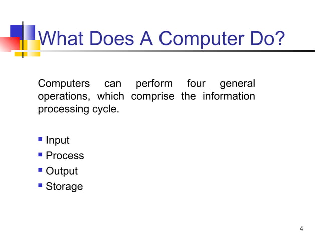 what is computer | PPT | Computer Peripherals | Computing