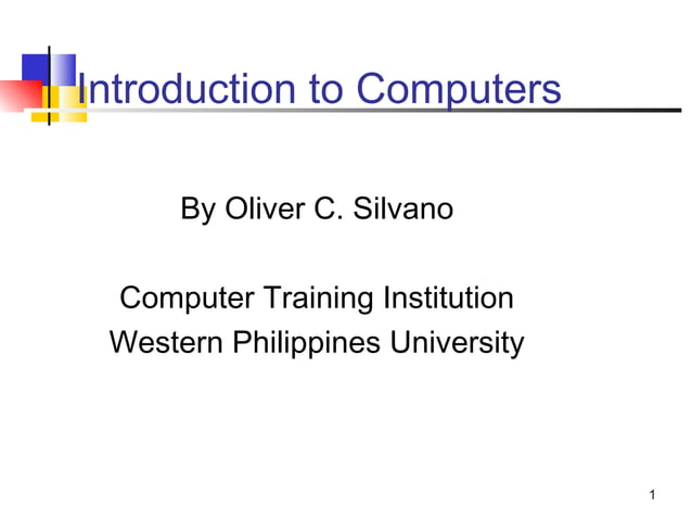 basics of computer | PPT | Free Download