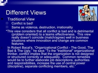 Lecture 1, what is conflict | PPT