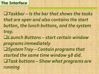 Introduction to Windows - Windows Interface | PPTX