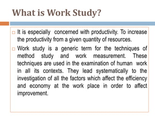 1 work study as per amravati university syllabus | PPTX