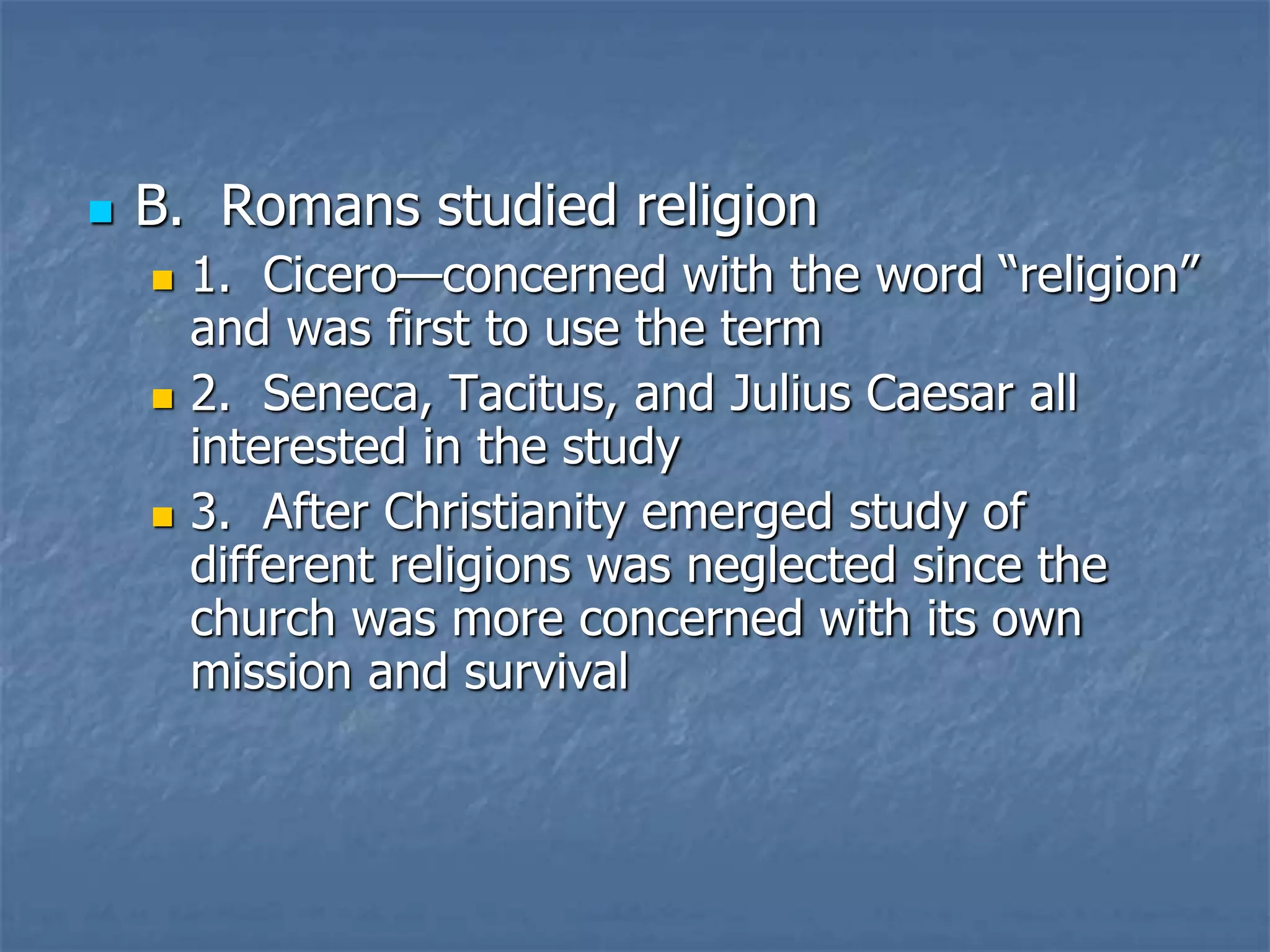Lecture 1: World Religions | PPTX