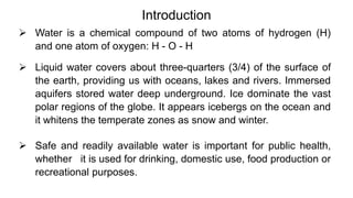 Introduction to Water Supply and Treatment Technology | PDF