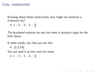 Real World Haskell: Lecture 2 | PDF | Programming Languages | Computing