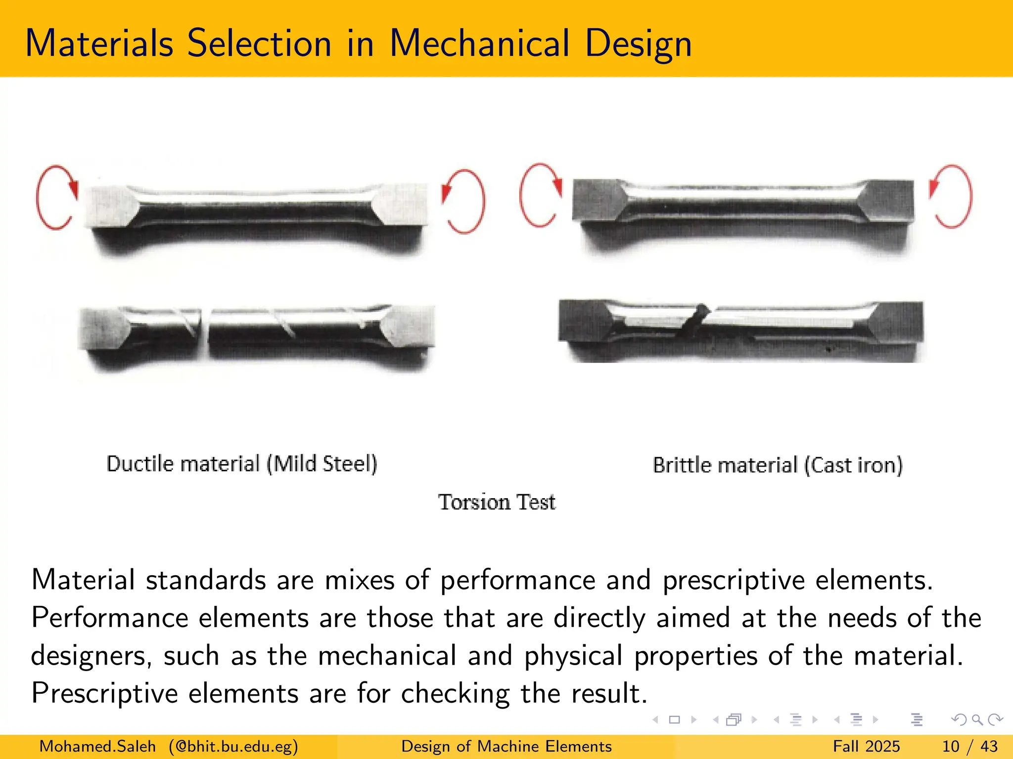 Lecture 02: Materials in Machine Element Designpdf | PDF