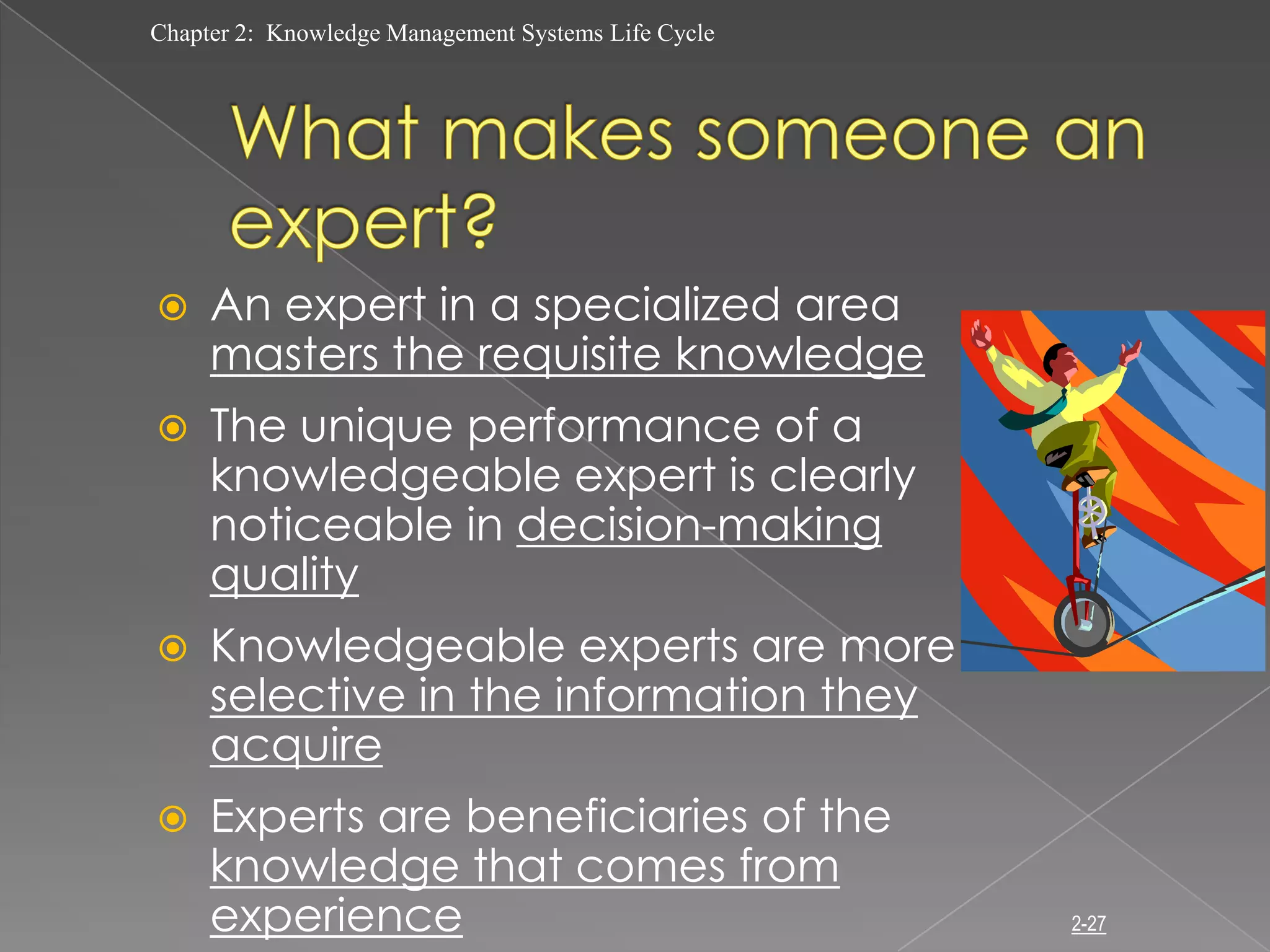Lecture 2 - KNOWLEDGE MANAGEMENT SYSTEMS LIFE CYCLE | PPTX