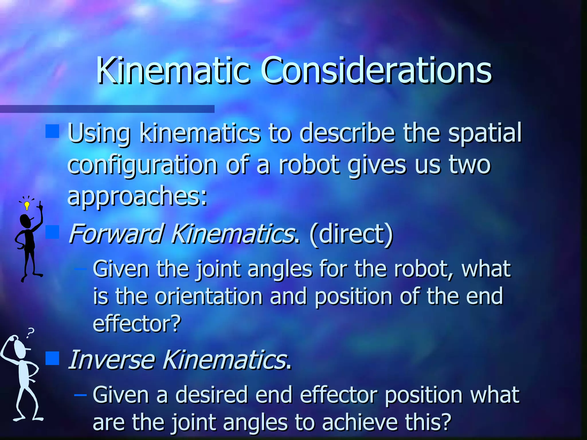 Robotics: Introduction to Kinematics | PPT