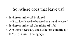 Lecture2: What is Life? | PPT