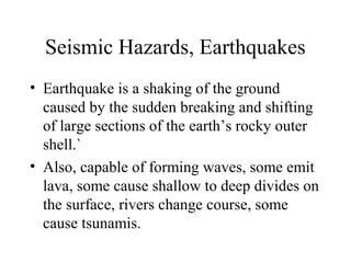Natural Hazards - Earthquake | PPT