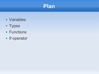 Anton Kasyanov, Introduction to Python, Lecture2 | PPT