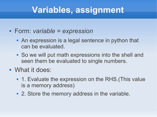 Anton Kasyanov, Introduction to Python, Lecture2 | PPT
