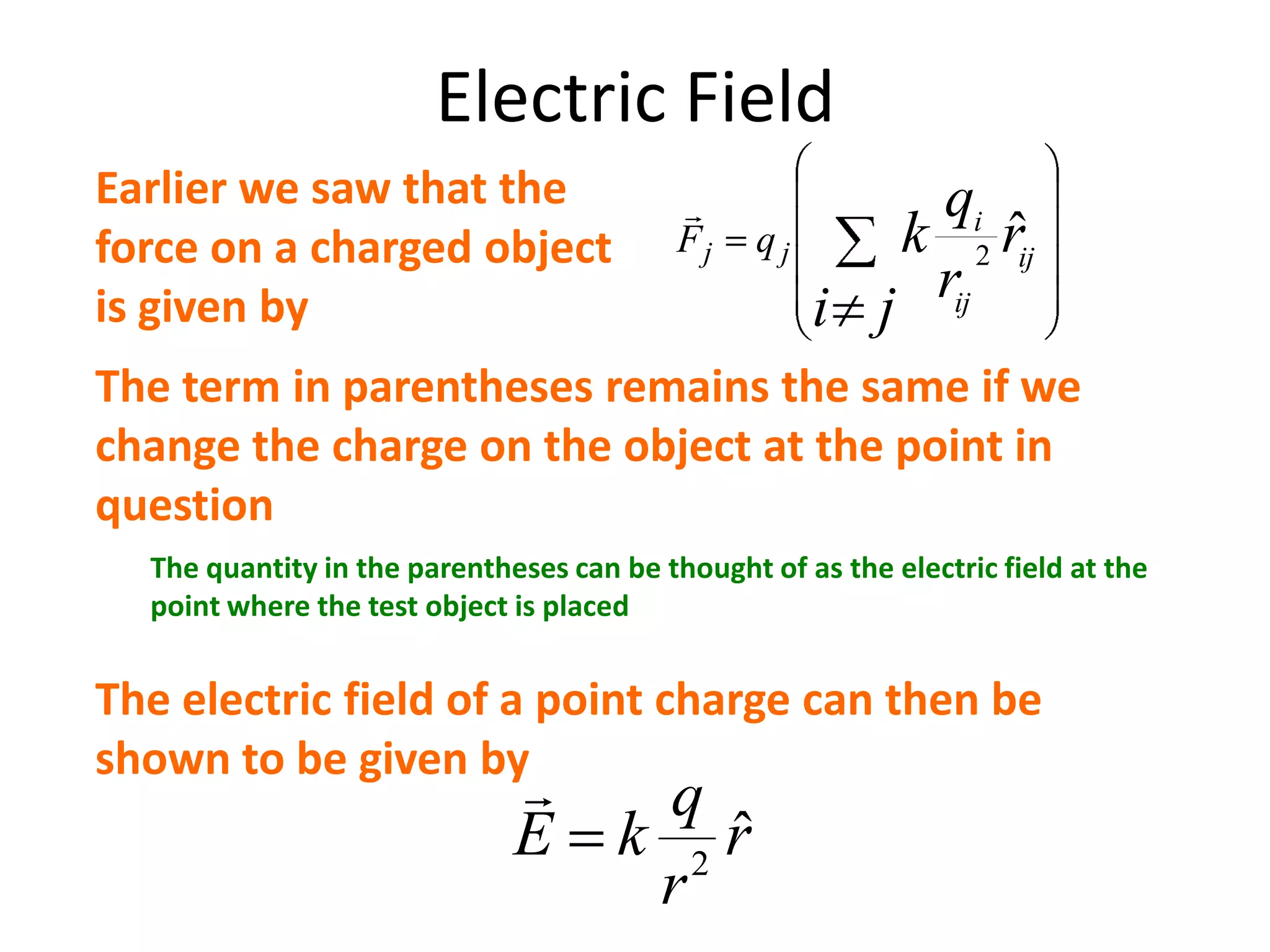 Electric Charges, Forces and Fields | PPTX