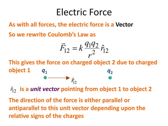 Electric Charges, Forces and Fields | PPTX