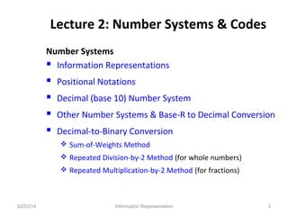 Lecture 2 | PPT
