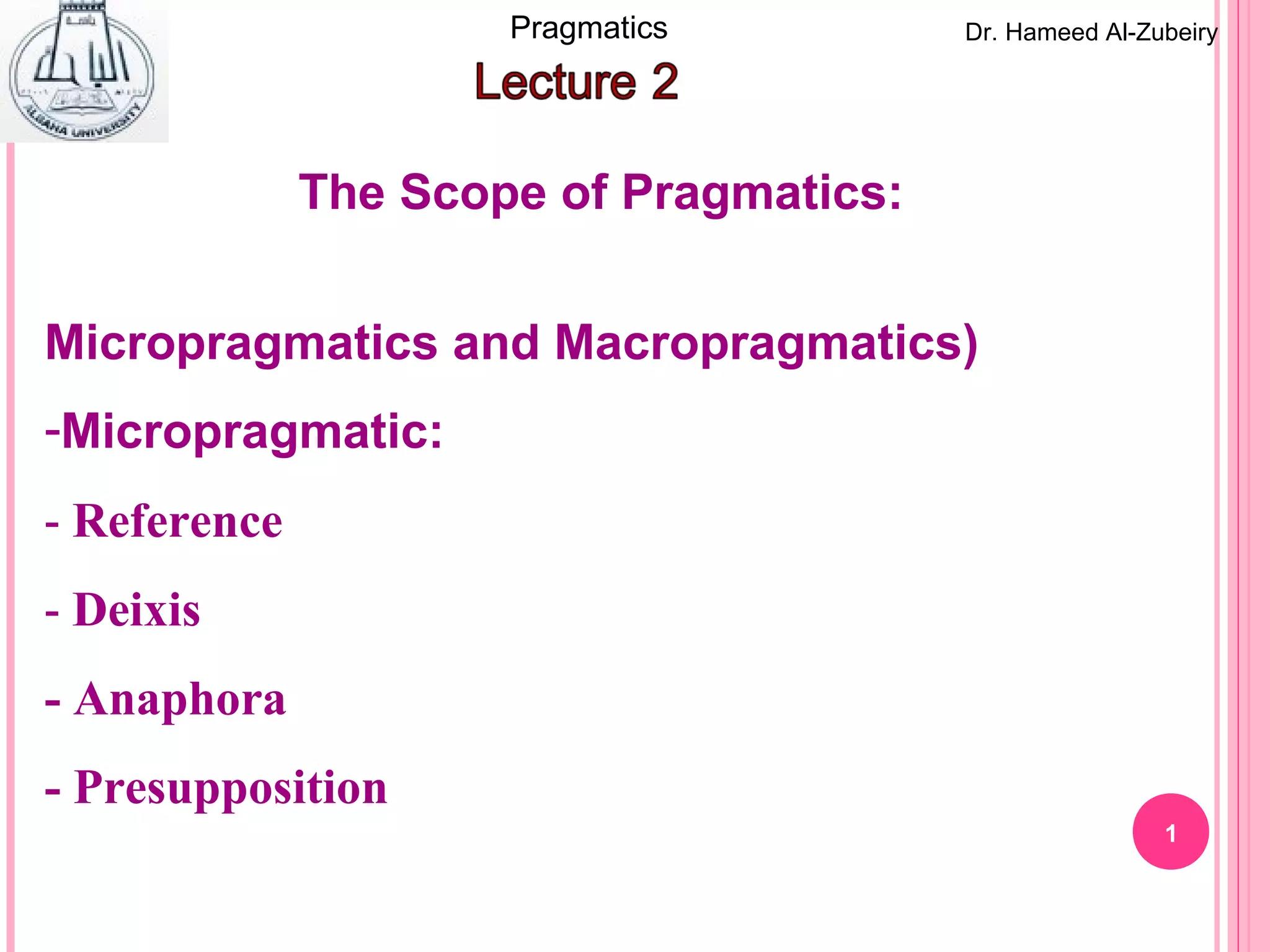 Lecture 2 | PPT