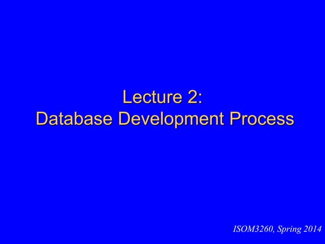 Database development progress(database) | PPT