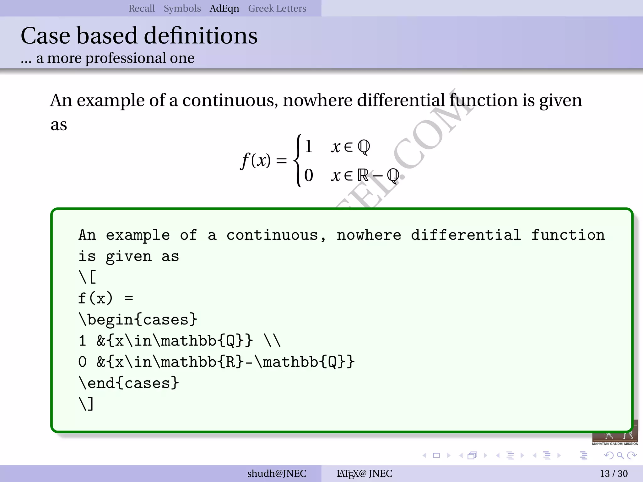 Typesetting Mathematics with LaTeX - Day 2 | PDF