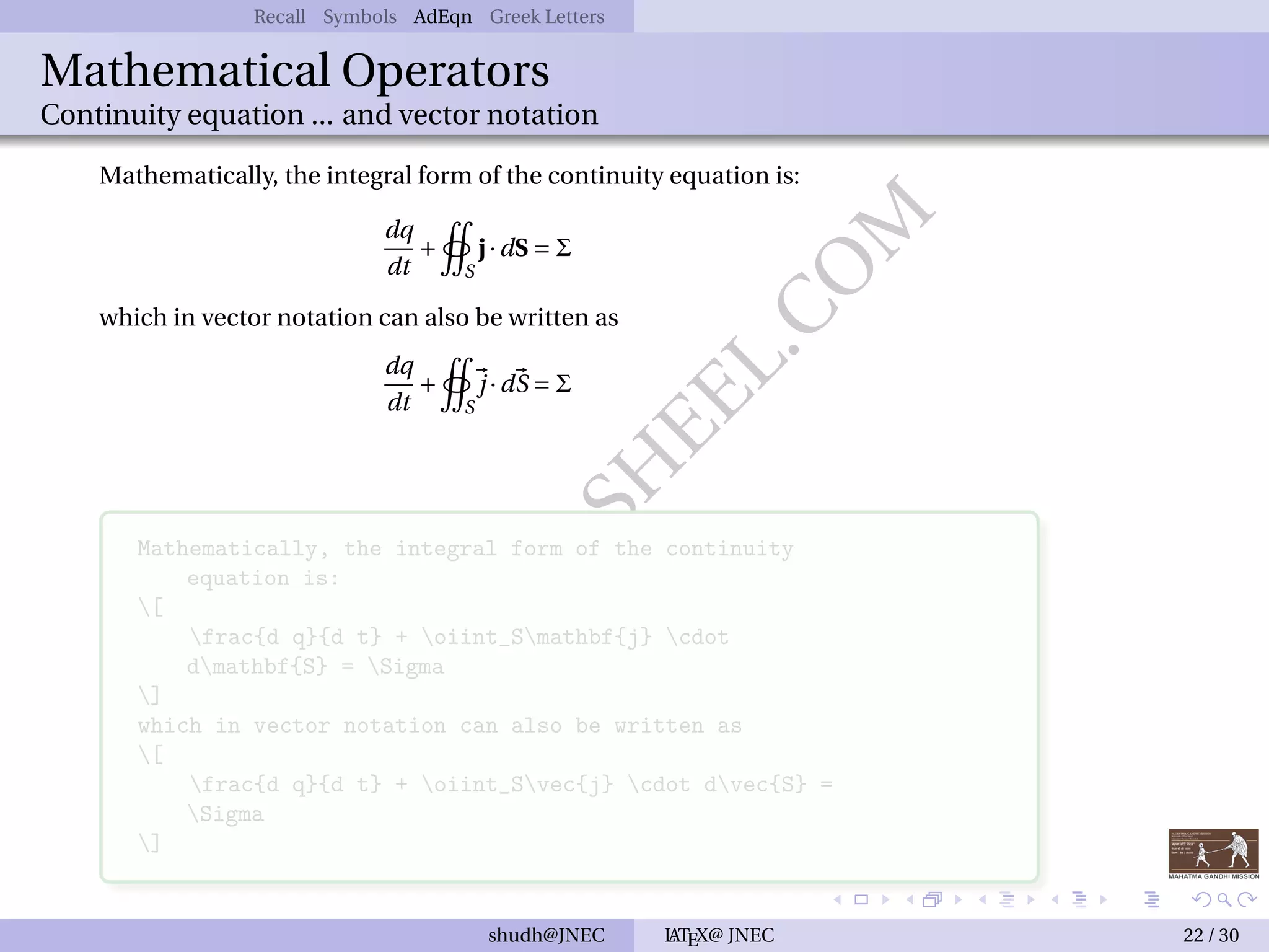 Typesetting Mathematics with LaTeX - Day 2 | PDF