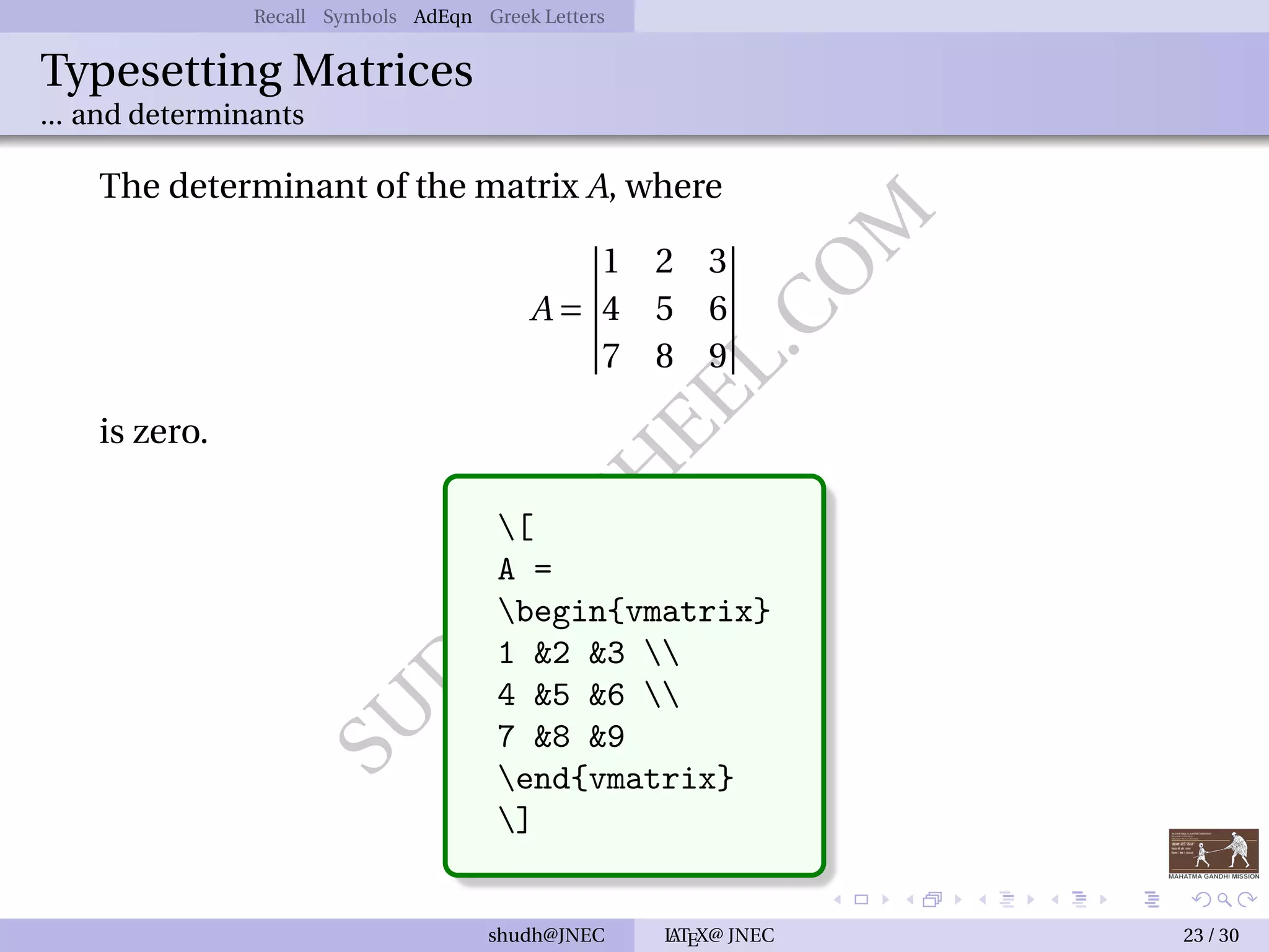 Typesetting Mathematics with LaTeX - Day 2 | PDF