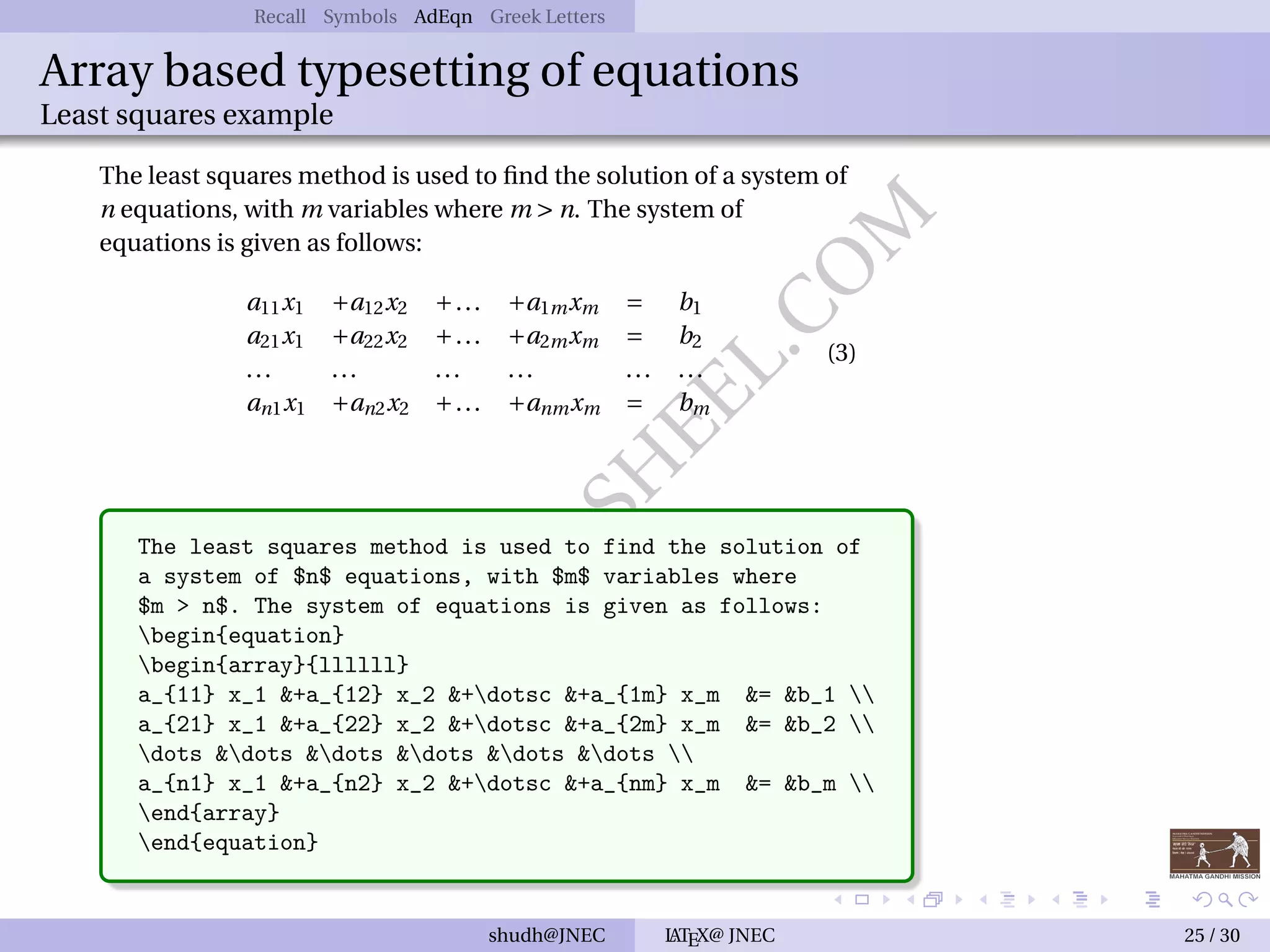 Typesetting Mathematics with LaTeX - Day 2 | PDF