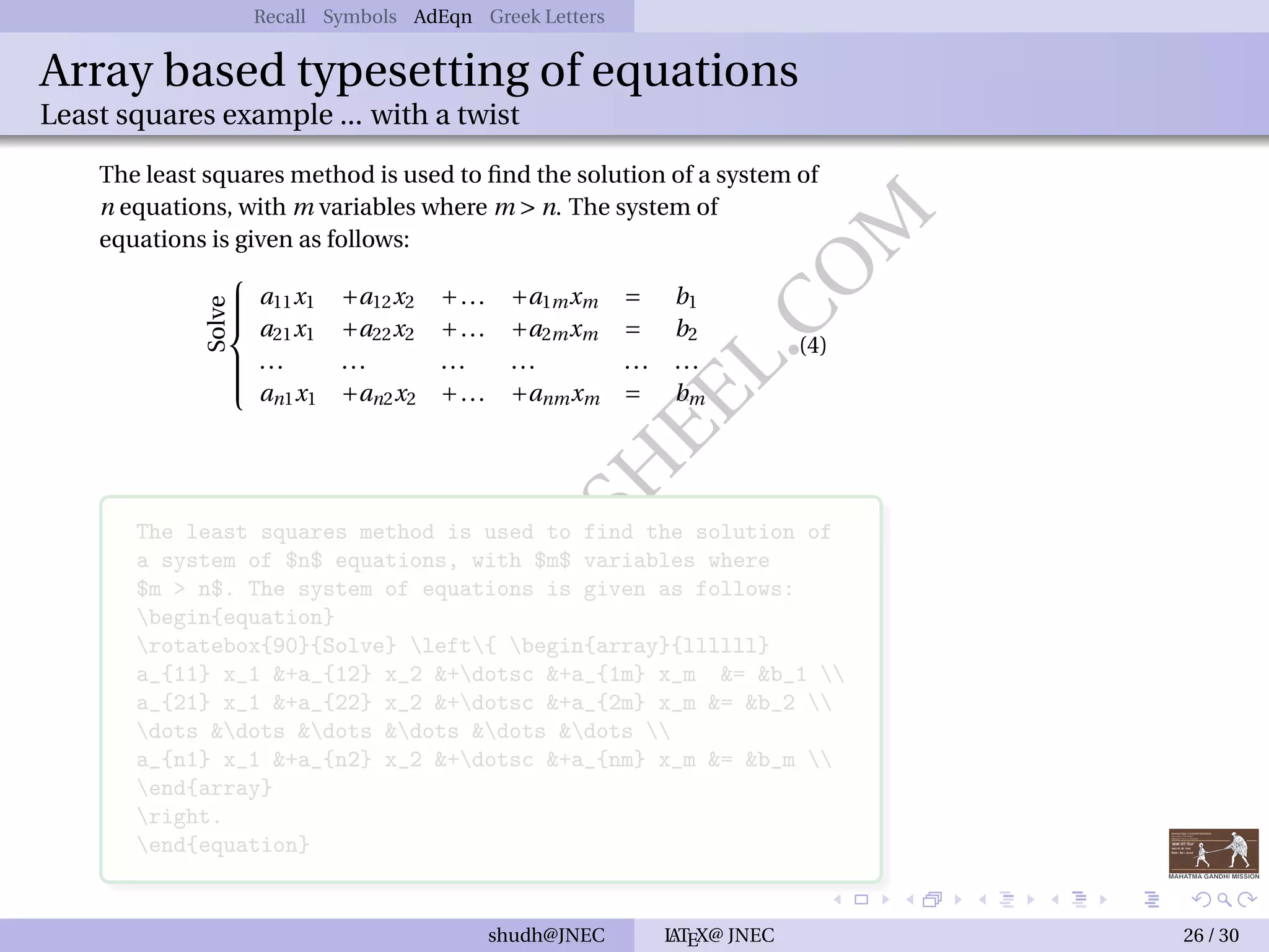 Typesetting Mathematics with LaTeX - Day 2 | PDF