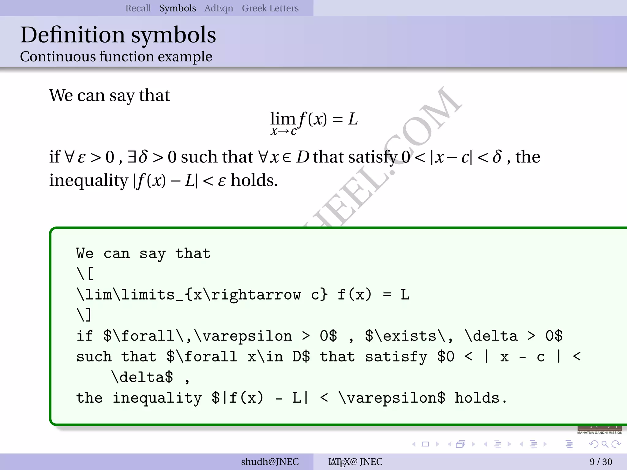 Typesetting Mathematics with LaTeX - Day 2 | PDF