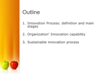 Innovation as a core business process | PPTX