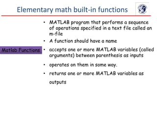 Matlab HTI summer training course_Lecture2 | PDF