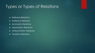 Relations | PPTX